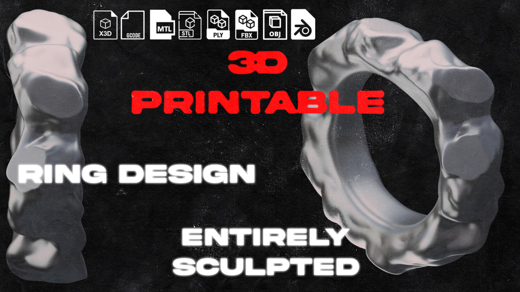 ArtStation - Printable Ring Model | Resources