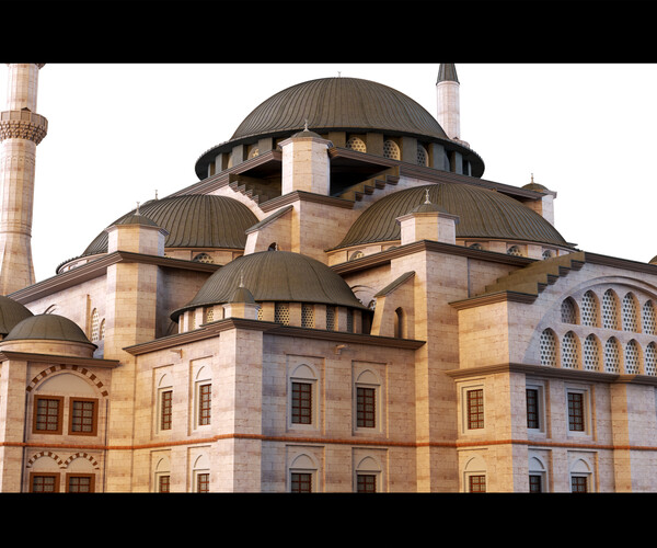 ArtStation - Mosque- 3d Model | Resources