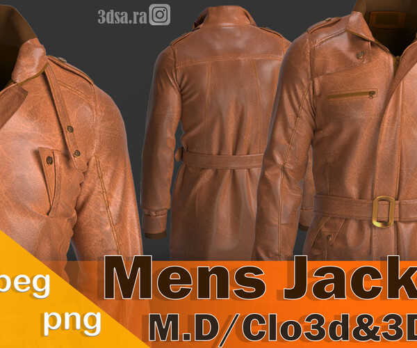 ArtStation - Mens jacket | Game Assets