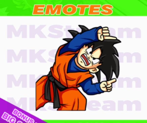 ArtStation - Twitch animated emotes dragon ball goten trunks fusion ...