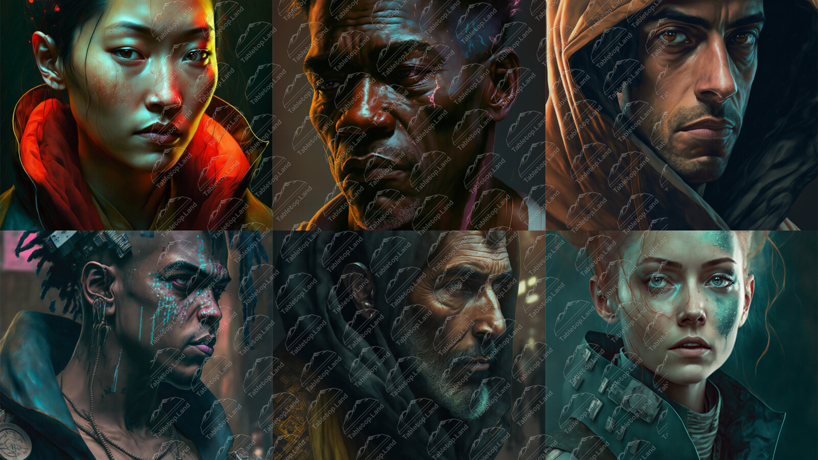 ArtStation - 103 SciFi Portraits Pack | Artworks