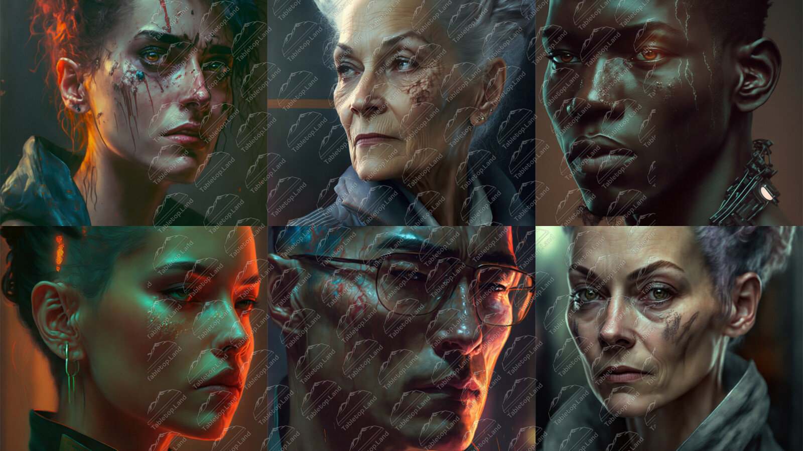 ArtStation - 103 SciFi Portraits Pack | Artworks