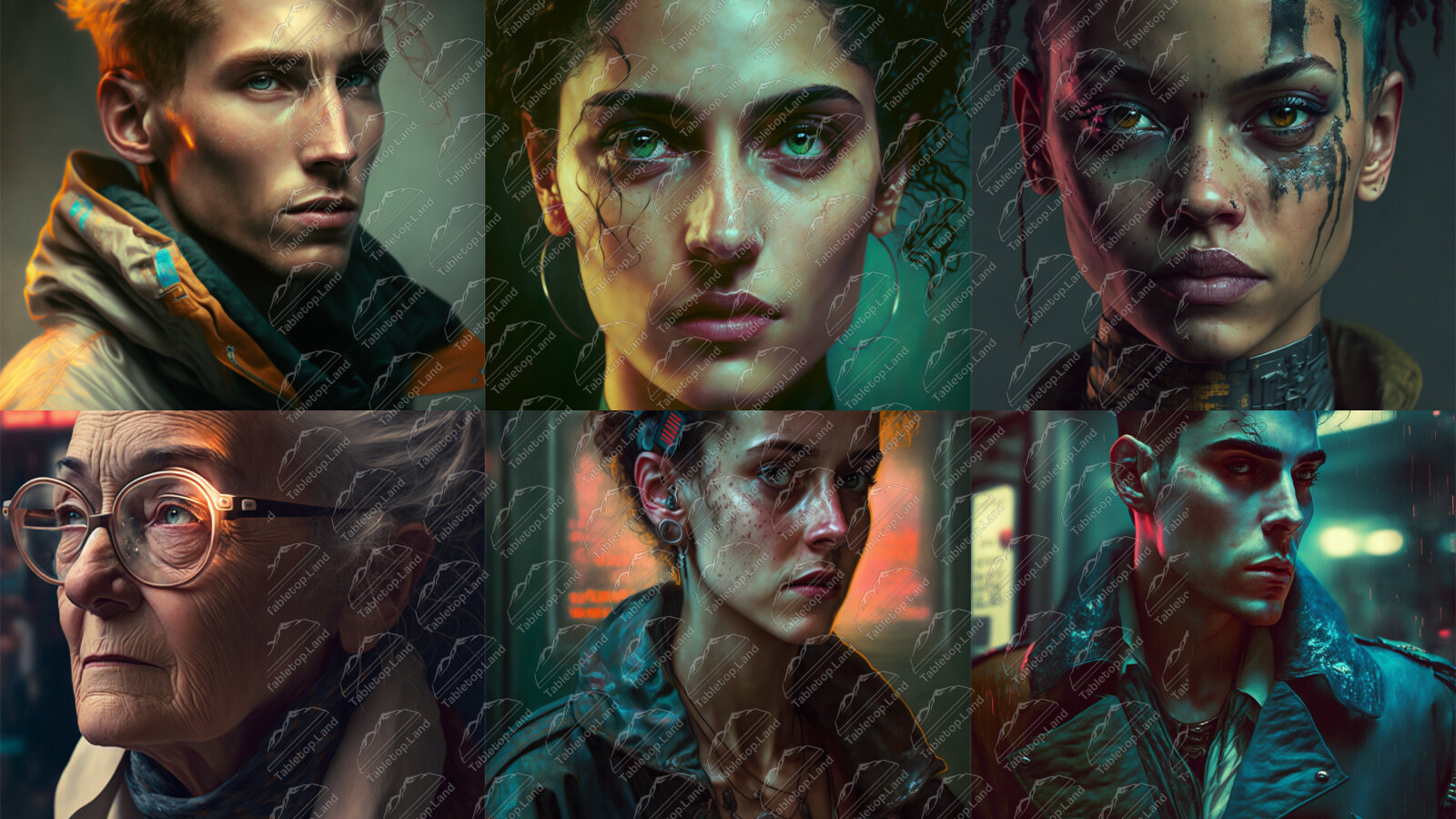 ArtStation - 103 SciFi Portraits Pack | Artworks