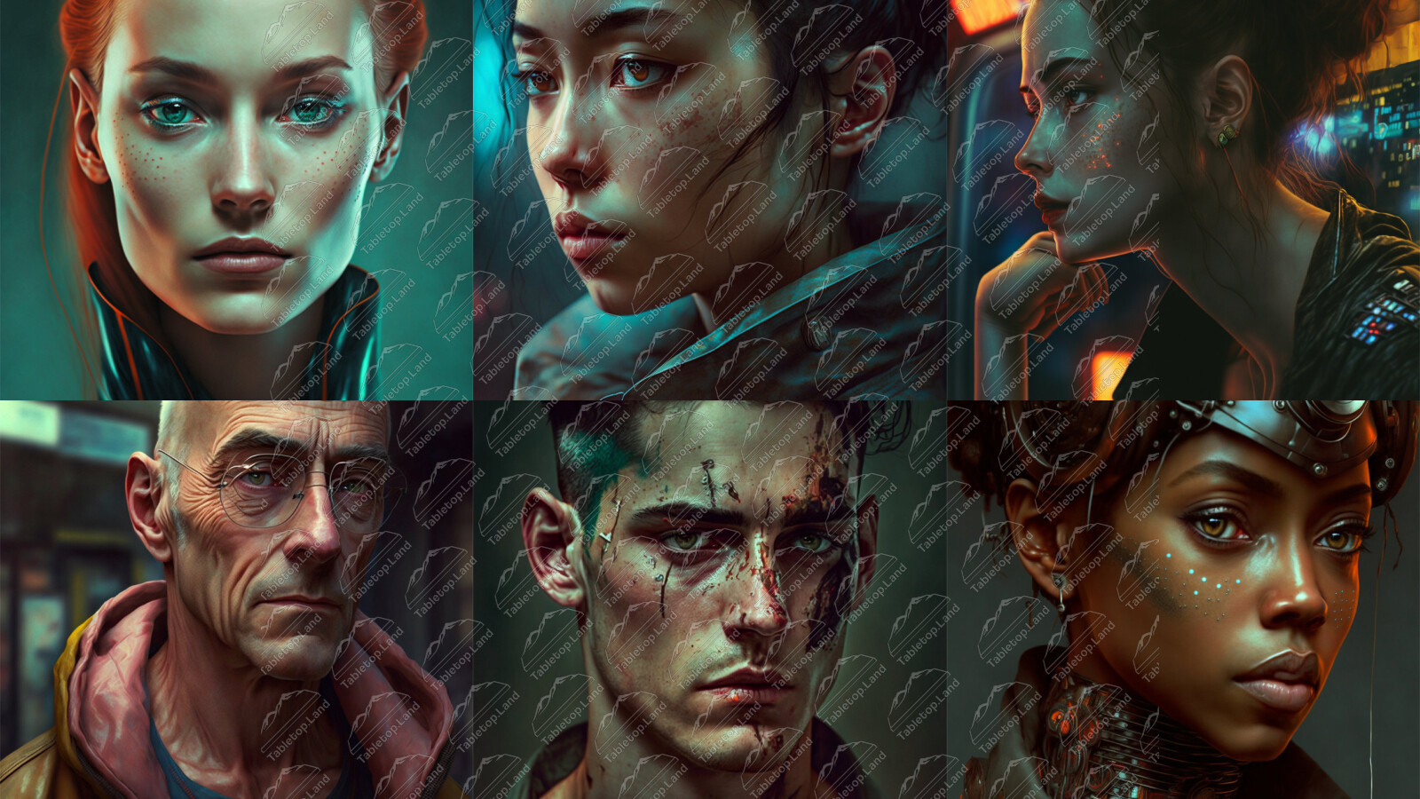 ArtStation - 103 SciFi Portraits Pack | Artworks