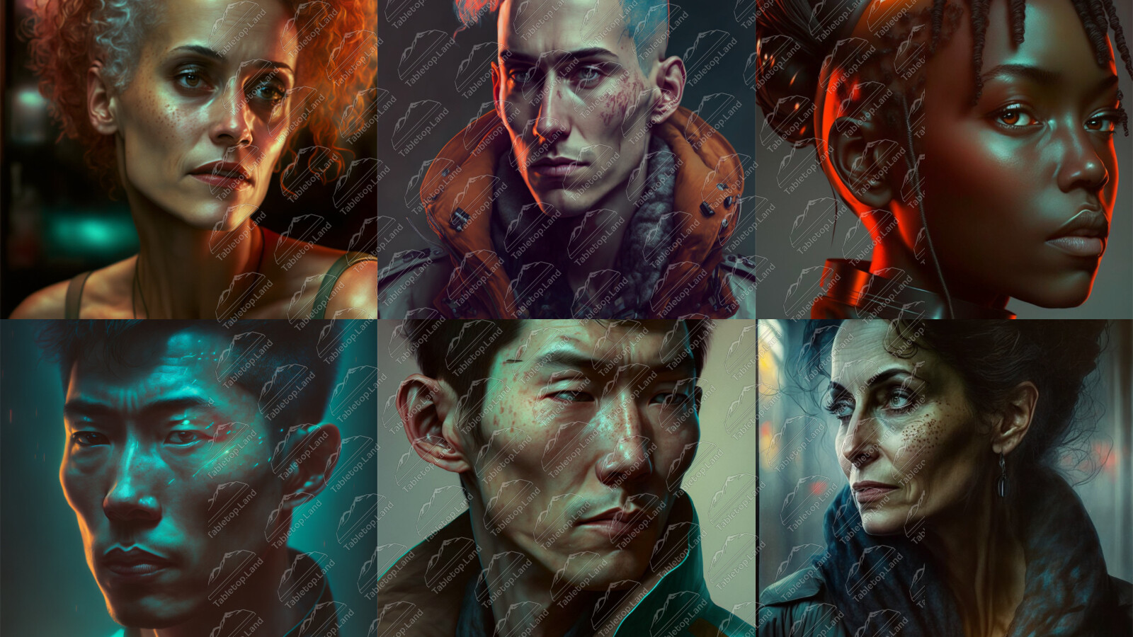 ArtStation - 103 SciFi Portraits Pack | Artworks