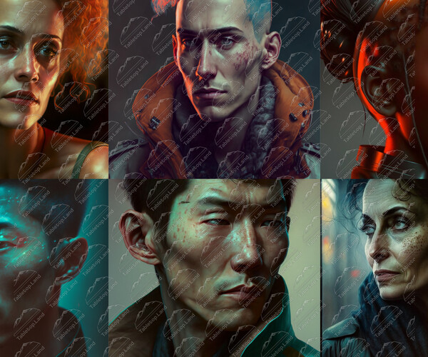 ArtStation - 103 SciFi Portraits Pack | Artworks