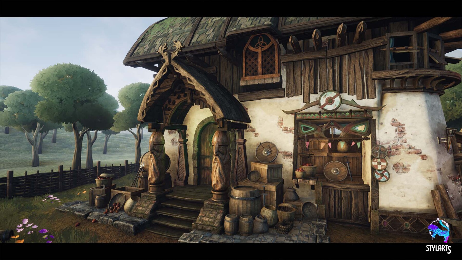 ArtStation - Stylized Viking Hut | Resources