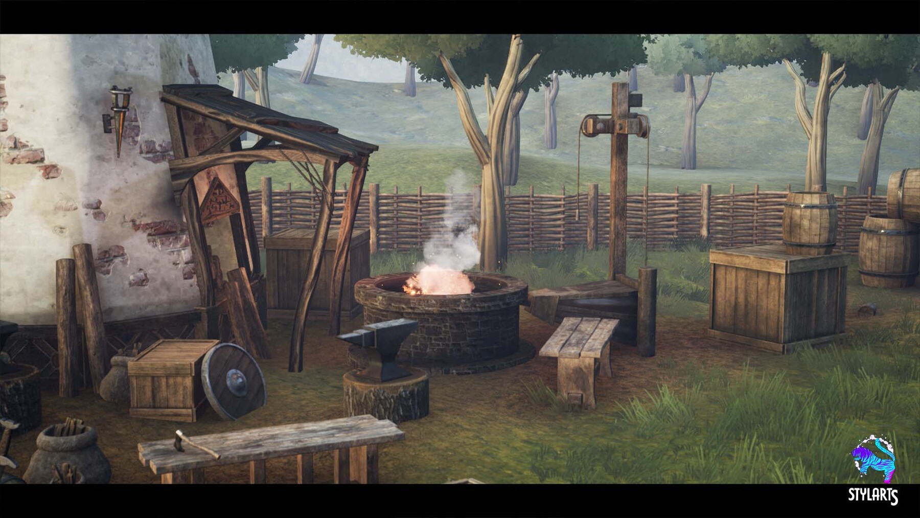 ArtStation - Stylized Viking Hut | Resources