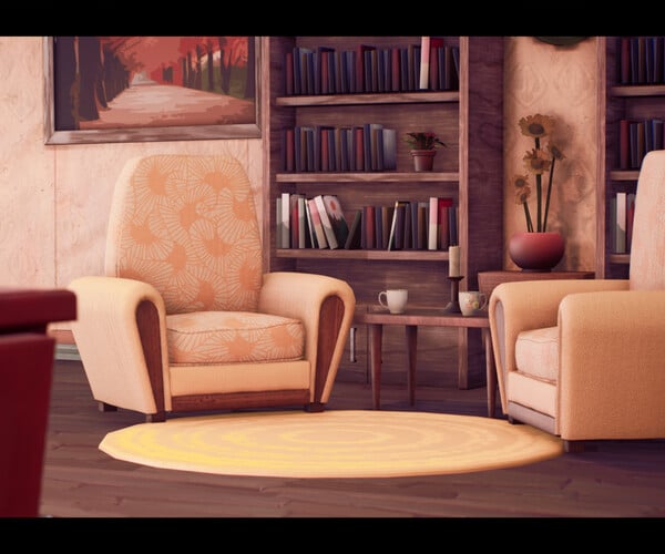 ArtStation - Stylized House Interior | Game Assets