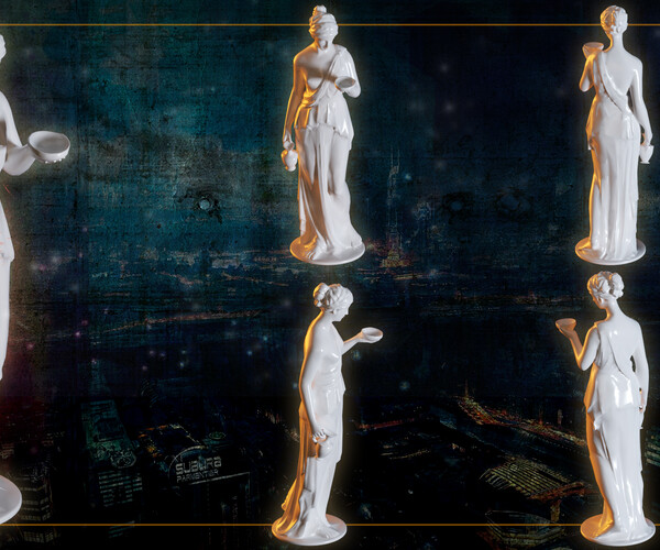 ArtStation - 10 Statues_ 3d model | Resources