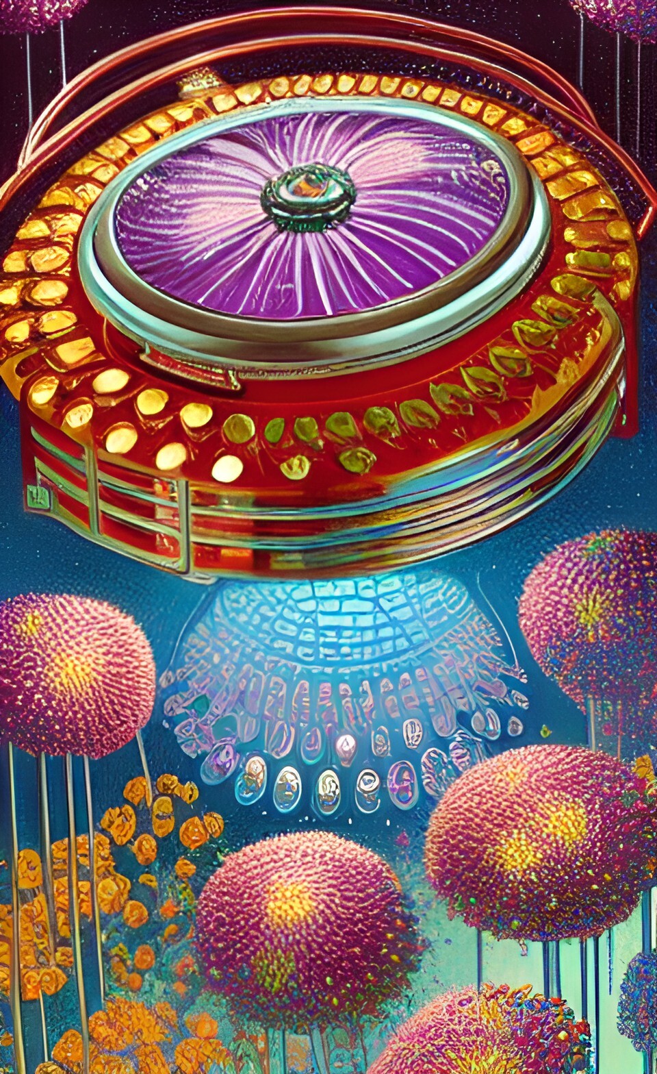 ArtStation - metalic flower chrome 9400 jpg pack wombo art | Artworks