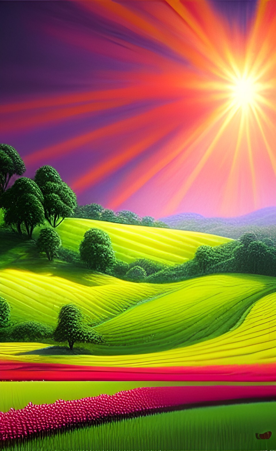 ArtStation - Lush green valley 6000 jpg pack wombo art | Artworks