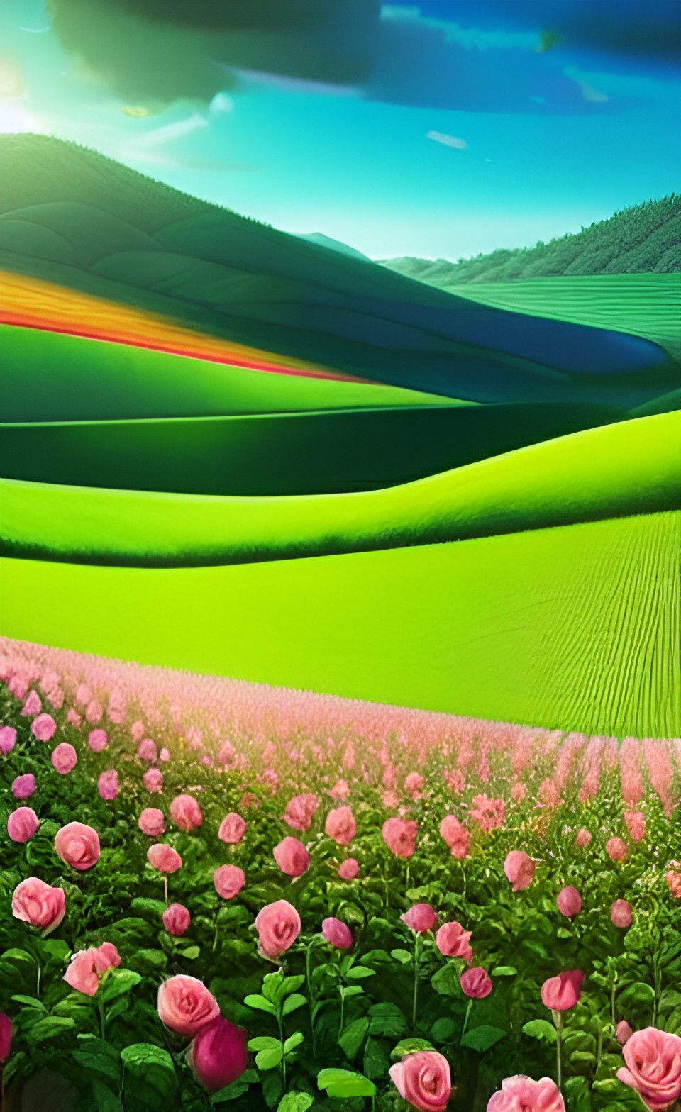 ArtStation - Lush green valley 6000 jpg pack wombo art | Artworks