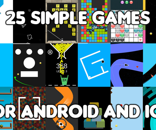 ArtStation - 25 Simple Unity Games For Android And iOS | Game Assets