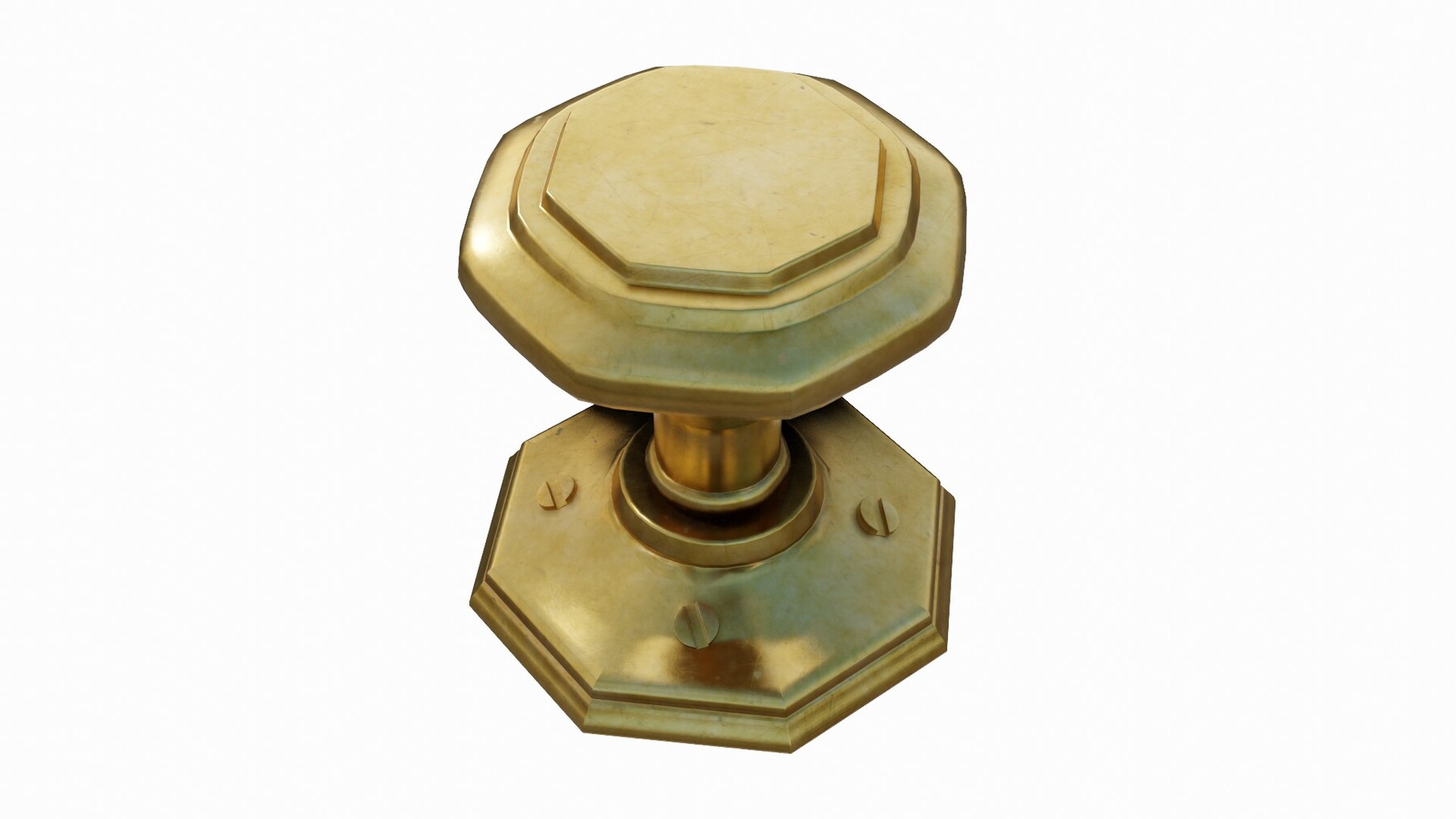 ArtStation - Vintage Door Knob 3D Model | Game Assets