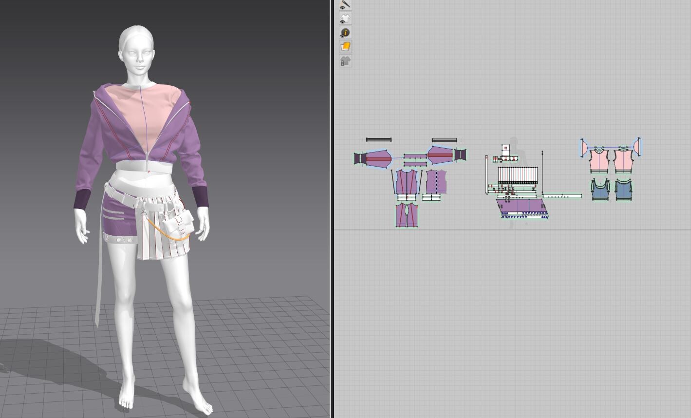 ArtStation - Girls Outfit | Game Assets