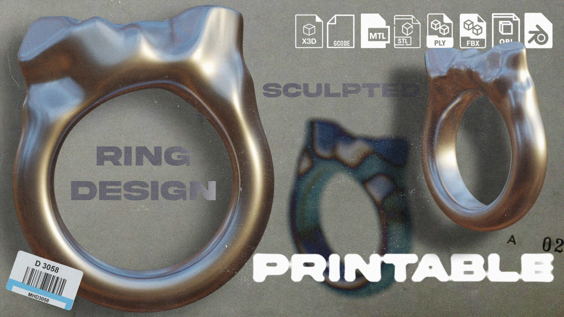 ArtStation - Printable Ring | Resources