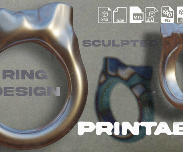 ArtStation - Printable Ring | Resources