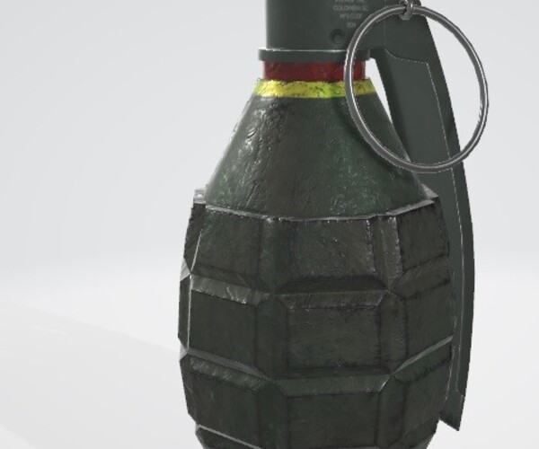 ArtStation - Hand grenade | Game Assets