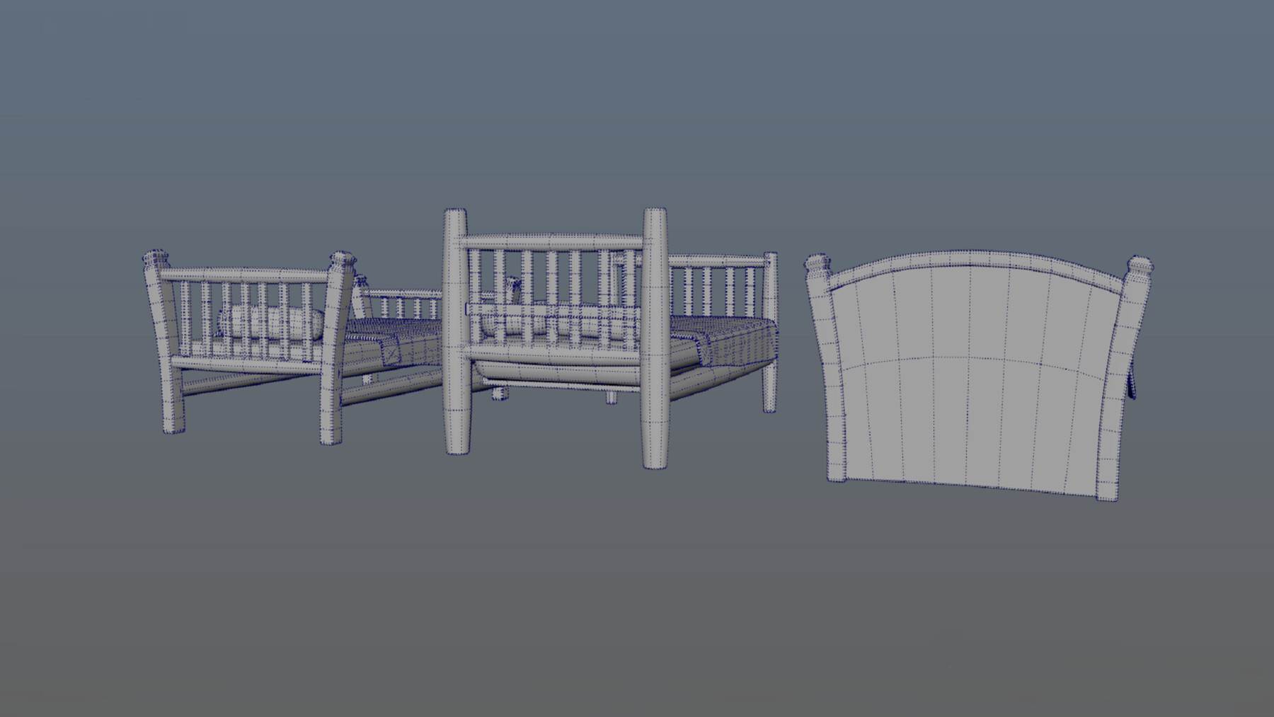 ArtStation - Set of stylized beds with pillow and blanket PBR game ...
