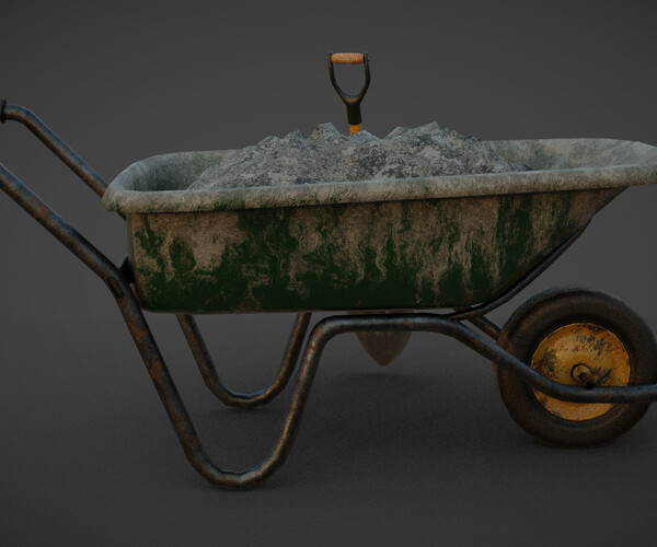 ArtStation - wheel barrow | Game Assets