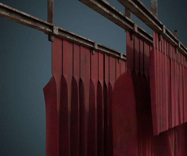 ArtStation - Curtain 1B | Game Assets