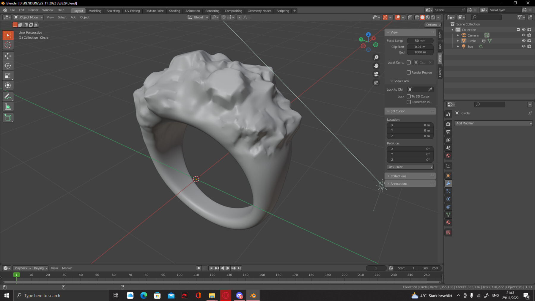 ArtStation - Printable ring model | Resources