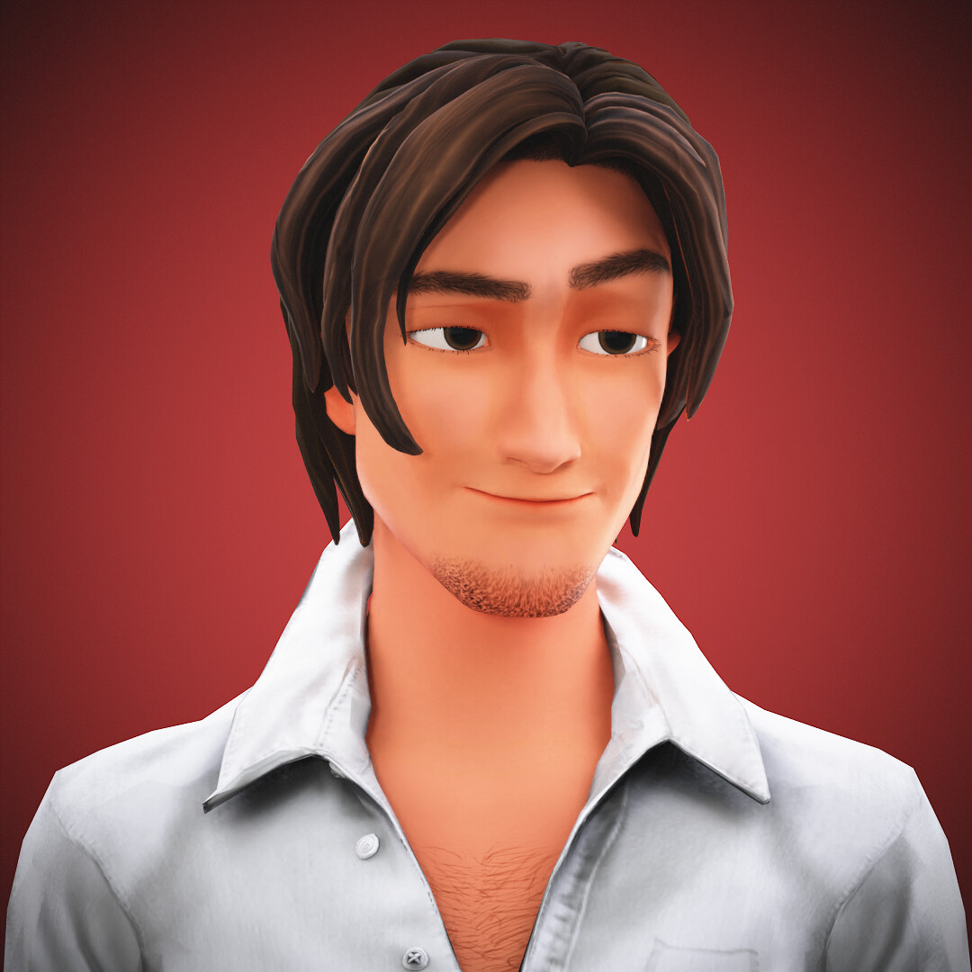 ArtStation - Stylized Cartoon man Character | Game Assets