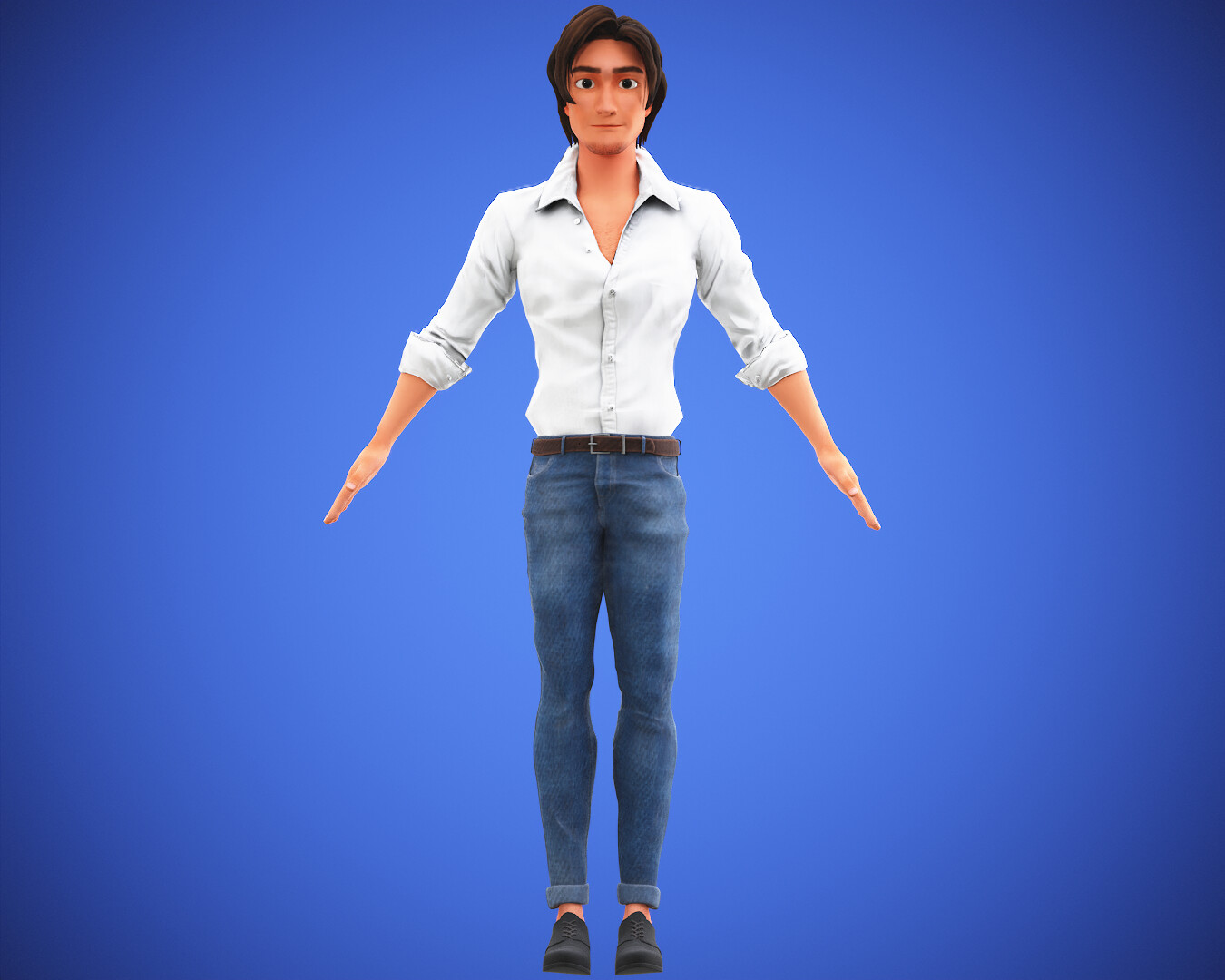 ArtStation - Stylized Cartoon man Character | Game Assets