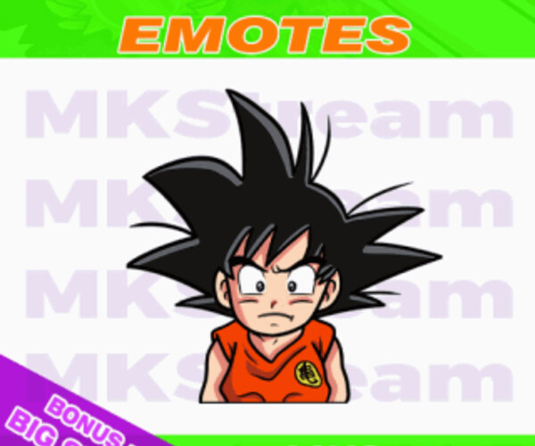ArtStation - Twitch animated dragon ball kid goku cry | Artworks