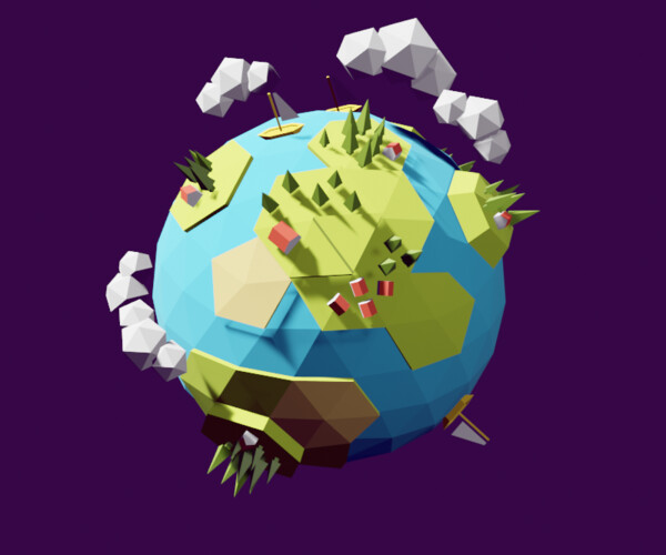 ArtStation - Low Poly Worlds | Resources