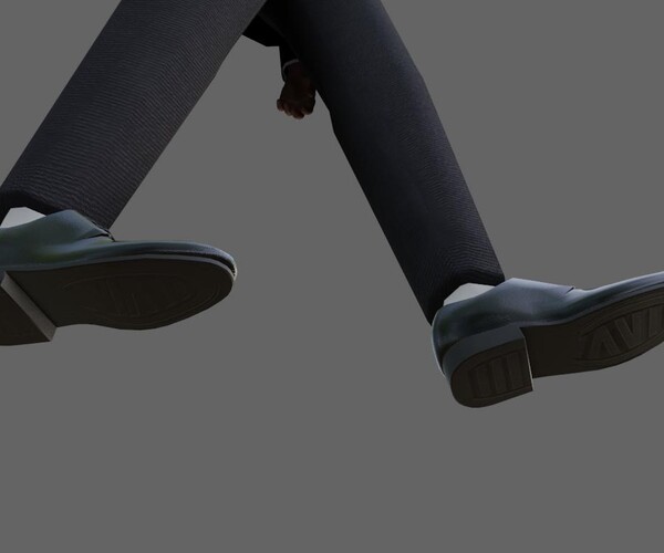 ArtStation - Man in Suit - Bodyguard Animated - Seguranca de Terno Low ...