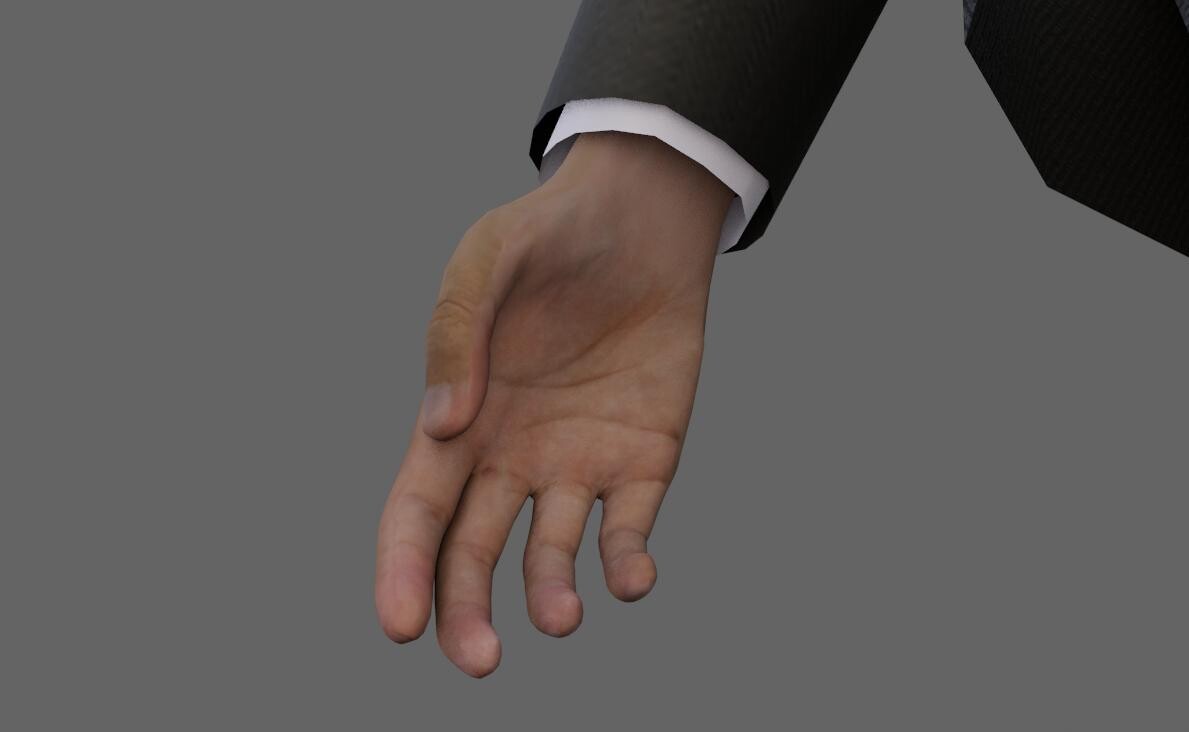 ArtStation - Man in Suit - Bodyguard Animated - Seguranca de Terno Low ...