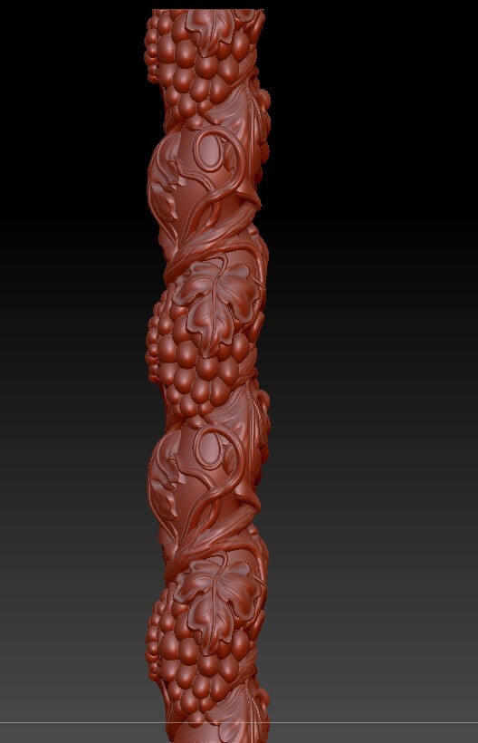 ArtStation - 3D model for CNC Grape column | Resources