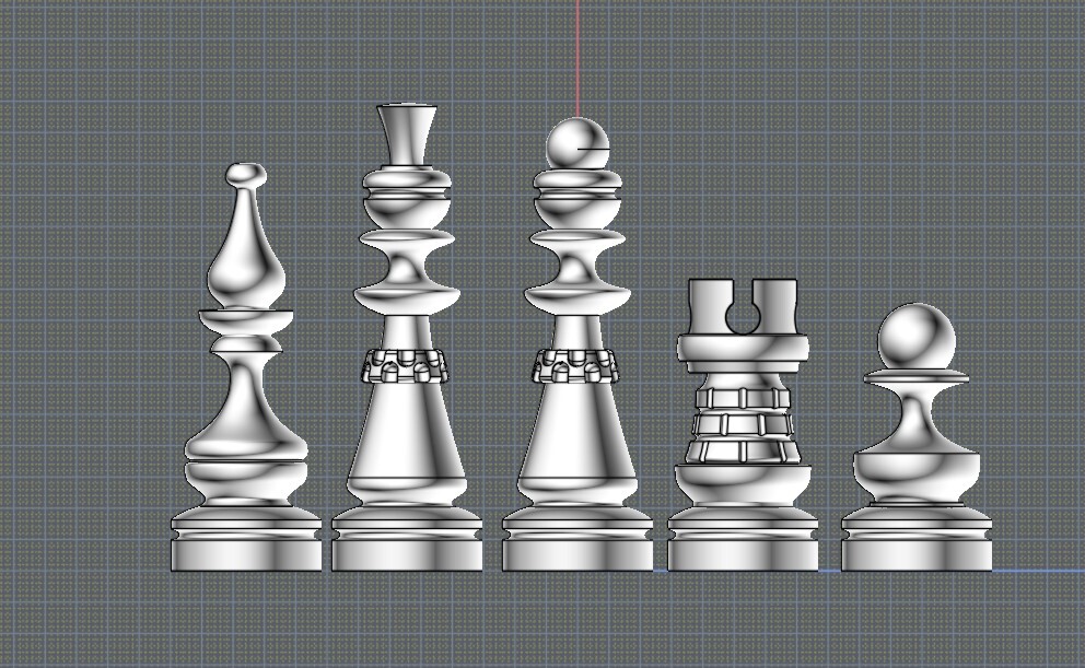 ArtStation - 3D model for CNC machines chess | Resources
