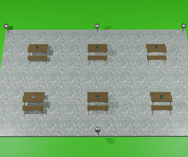 ArtStation - HANGOUT PLACE 3D MODEL | Game Assets