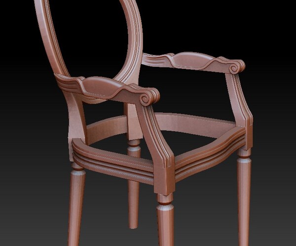ArtStation - 3D model for CNC machines chair | Resources