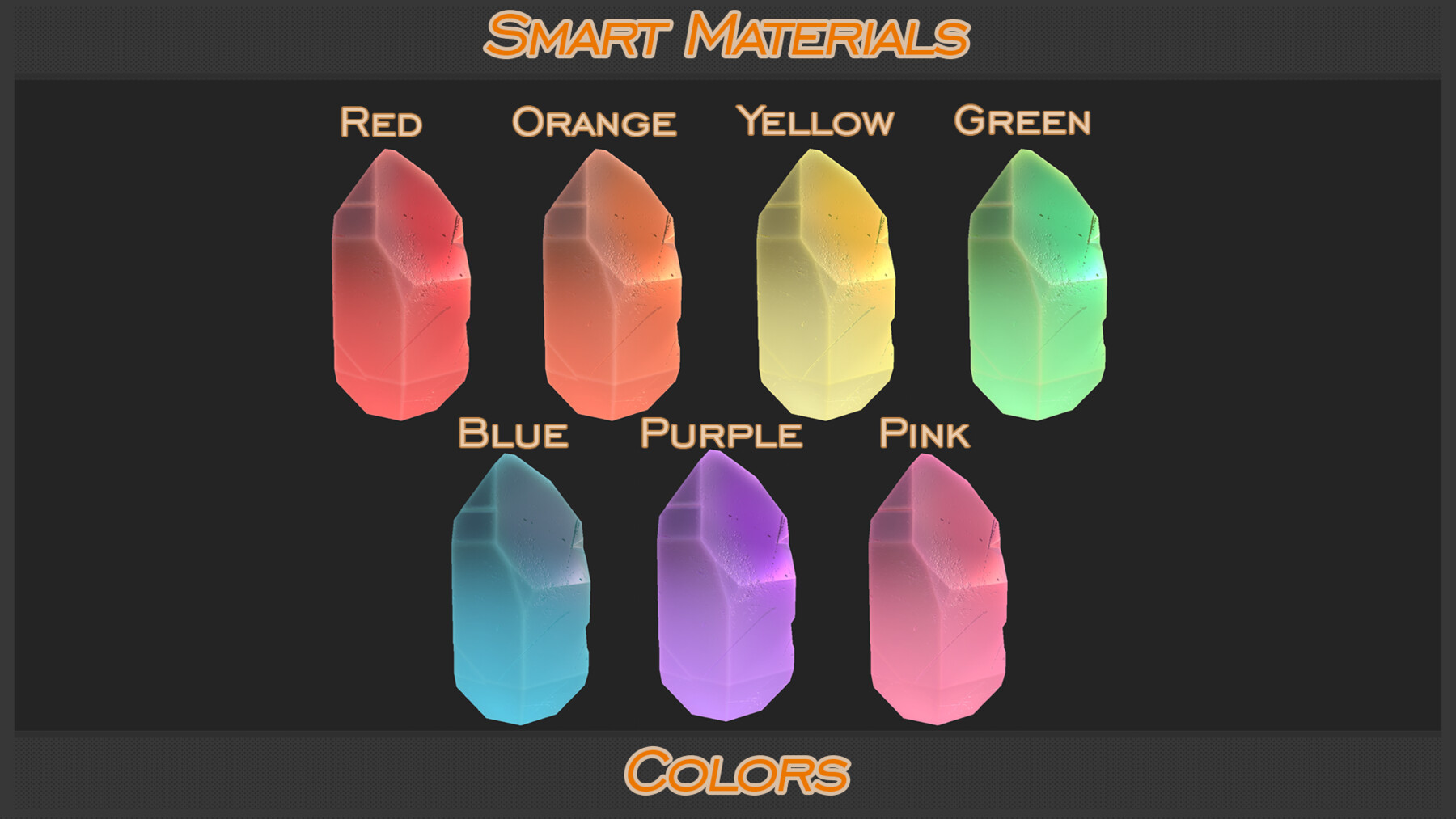 ArtStation - Stylized Fantasy Crystals & Ore Vol.1 +Shaders and Smart ...