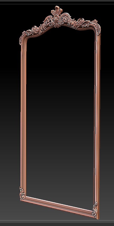 ArtStation - 3D model for CNC machine mirror | Resources