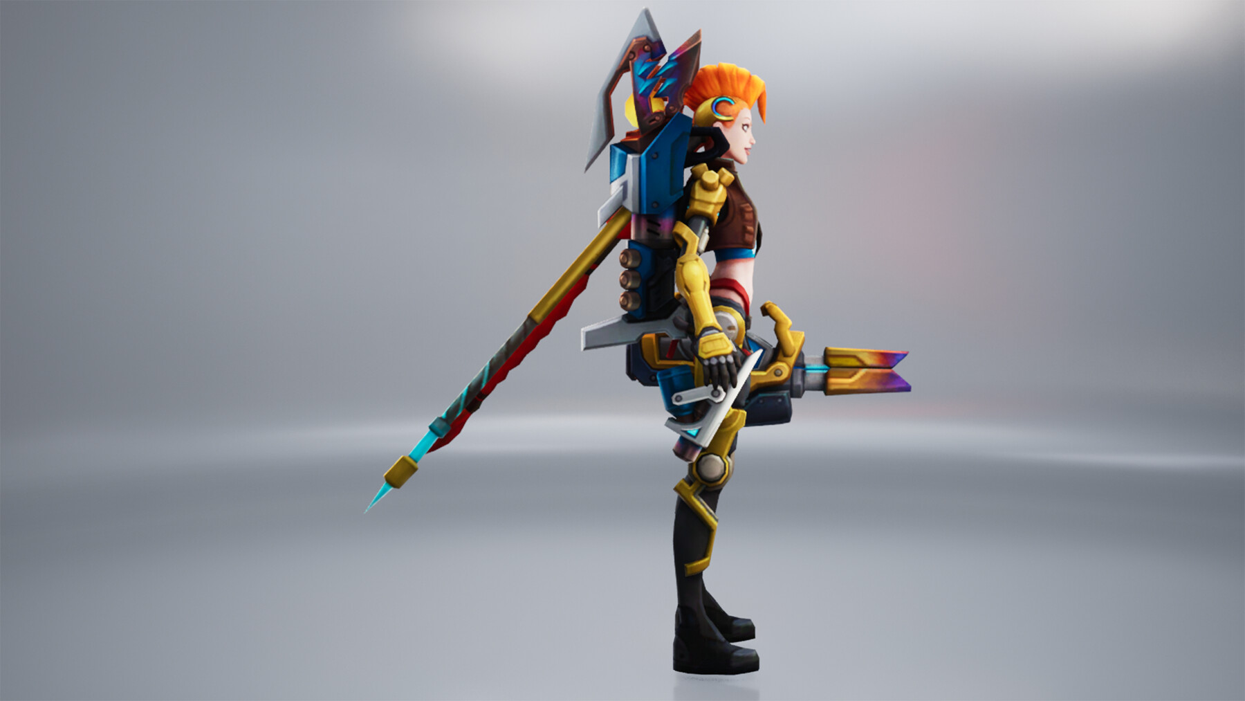 ArtStation - Jinx 2 Skins League Of Legends Characters Low-poly 3D ...
