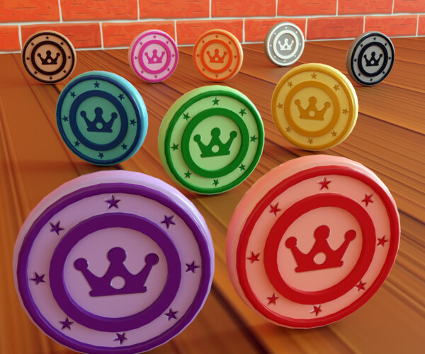 ArtStation - Cartoon Coins Full Pack | Game Assets