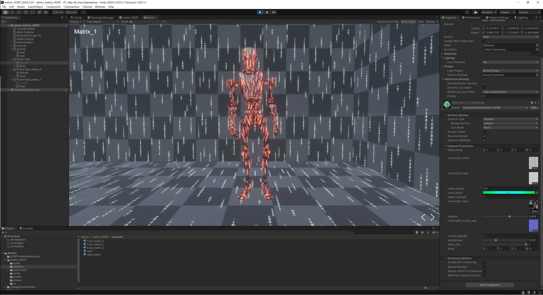 ArtStation - Unity VFX - Matrix Effect | Game Assets