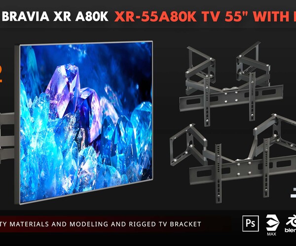ArtStation - SONY BRAVIA XR A80K | Resources