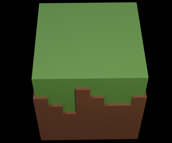 ArtStation - Minecraft Grass Storage | Game Assets