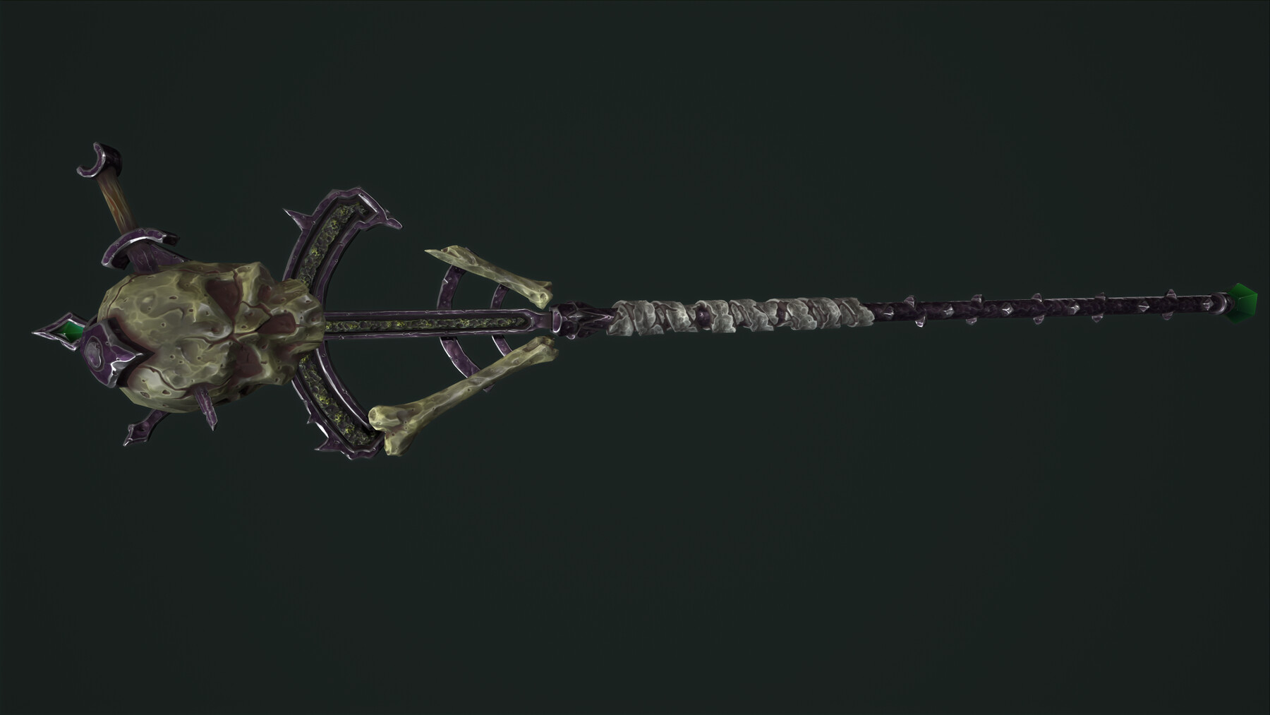 ArtStation - Undead staff | Game Assets