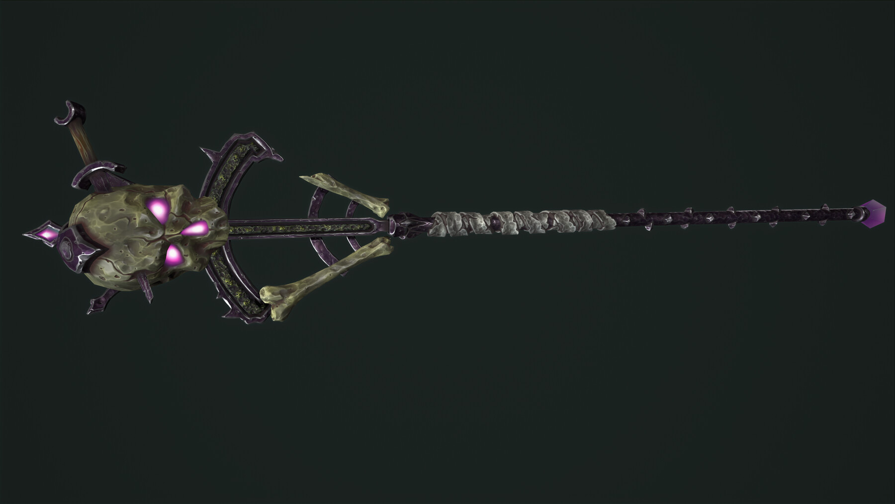 ArtStation - Undead staff | Game Assets