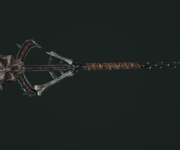ArtStation - Undead staff | Game Assets