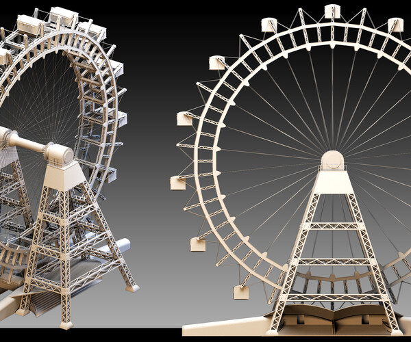ArtStation - 33 Funfair Objects- Vol 01- High detail 3d models | Resources