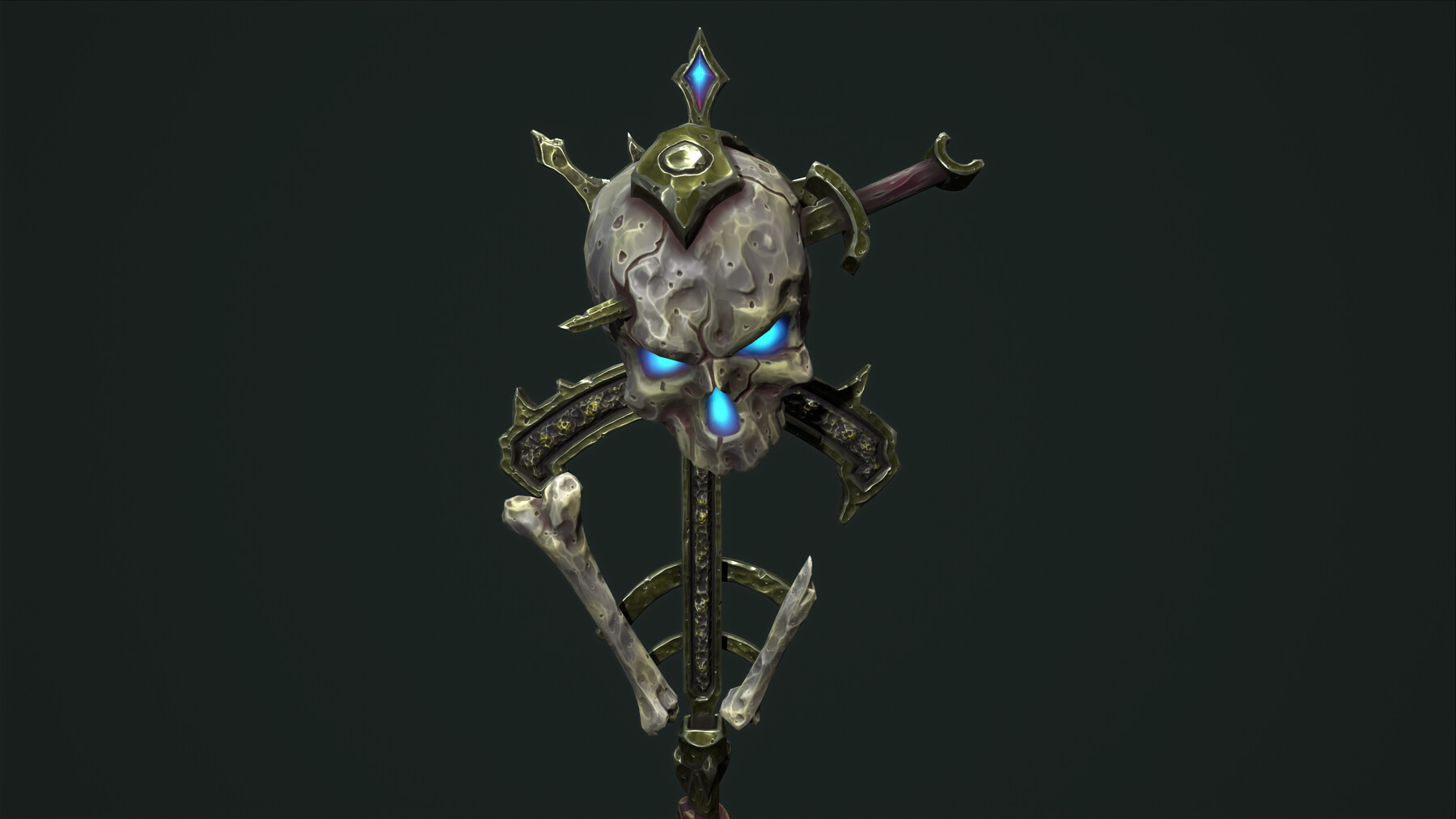 ArtStation - Undead staff | Game Assets