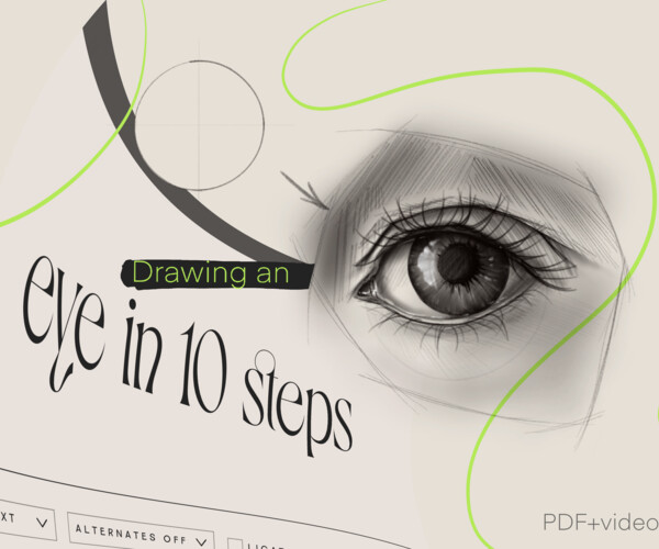 ArtStation - I will teach you how to draw the eye guide | Tutorials